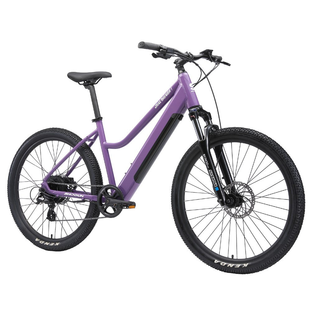 Shogun eTrail Breaker-1 Electric Off-Road Step-Through Bike Purple – Crooze