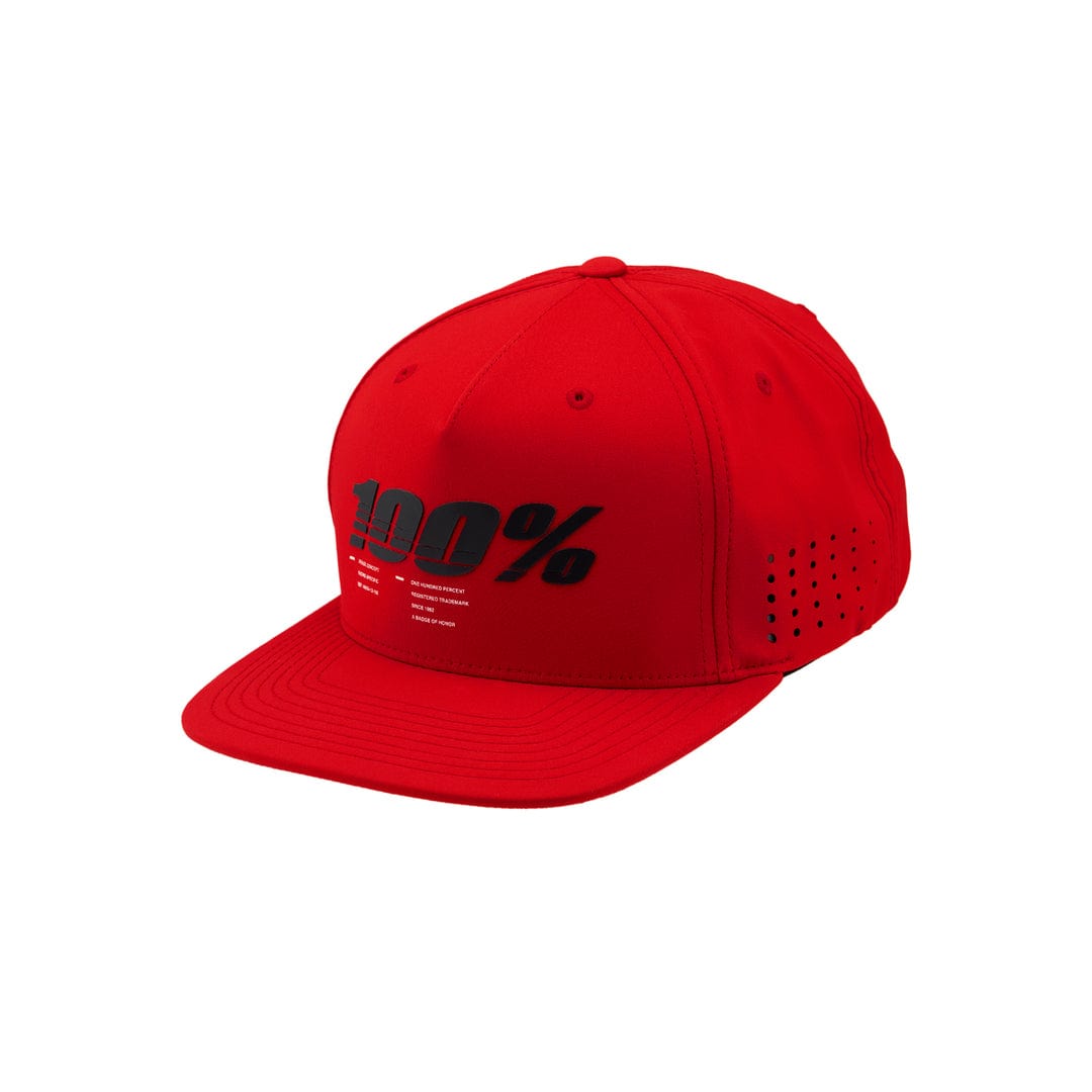 100 Percent DRIVE Snapback Hat Red – Crooze