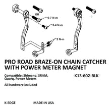 K-Edge Pro Chain Catcher With Power Meter Magnet - Black | Crooze