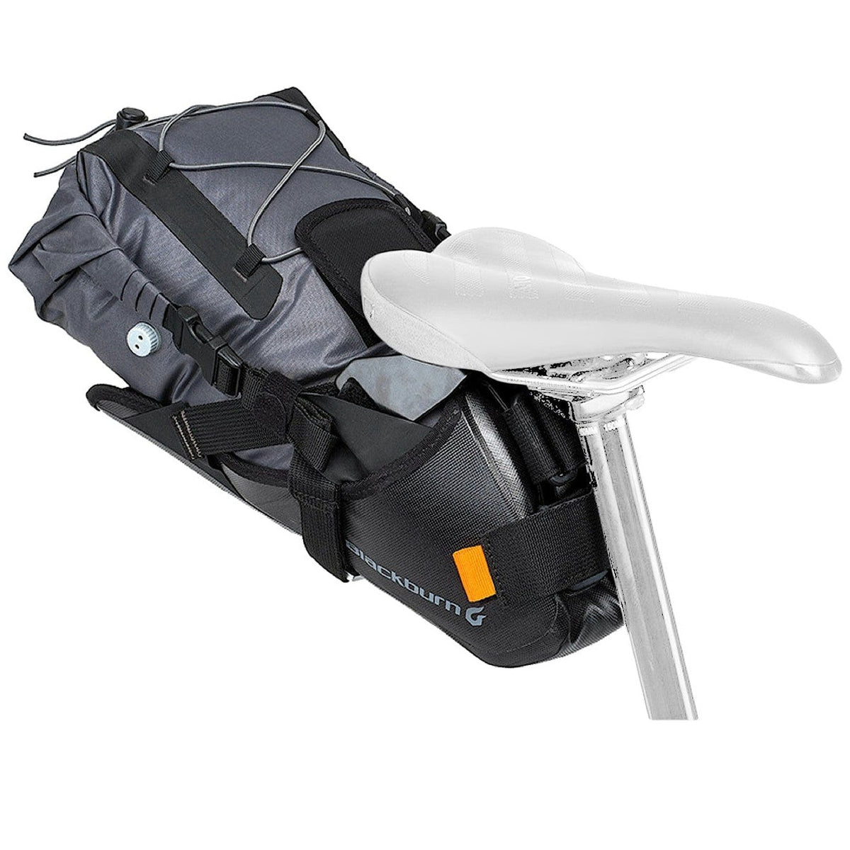 Blackburn Outpost Elite Universal Seat Pack/Dry Bag Black/Grey – Crooze