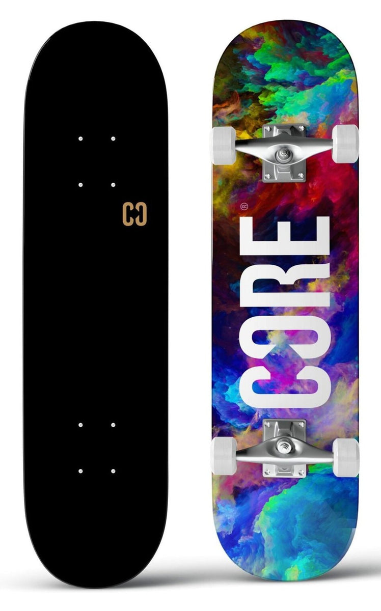 CORE Complete Skateboard C2 - Neon Galaxy 7.75 – Crooze