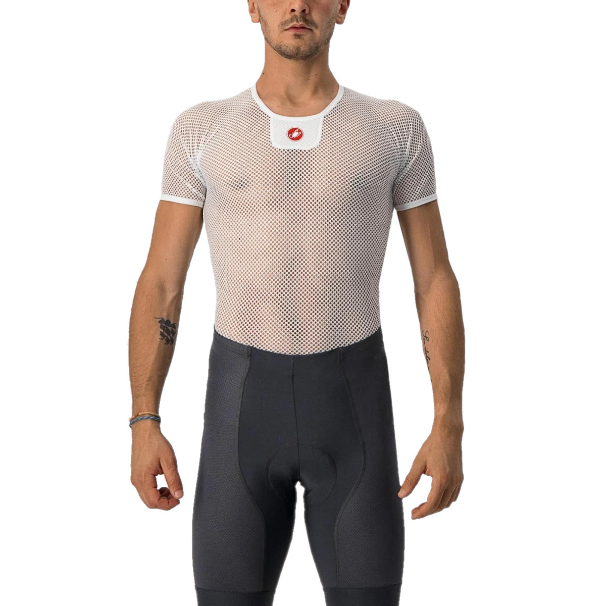 Castelli Core Mesh 3 Short Sleeve Base Layer White – Crooze Australia