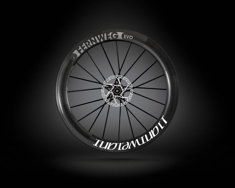 Lightweight Fernweg 63 Evo Schwarz Edition Disc Aero Road Wheelset (Sh ...