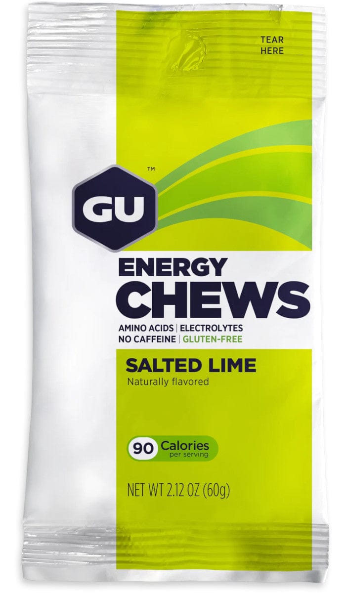GU Energy Chews 60g Salted Lime | Crooze