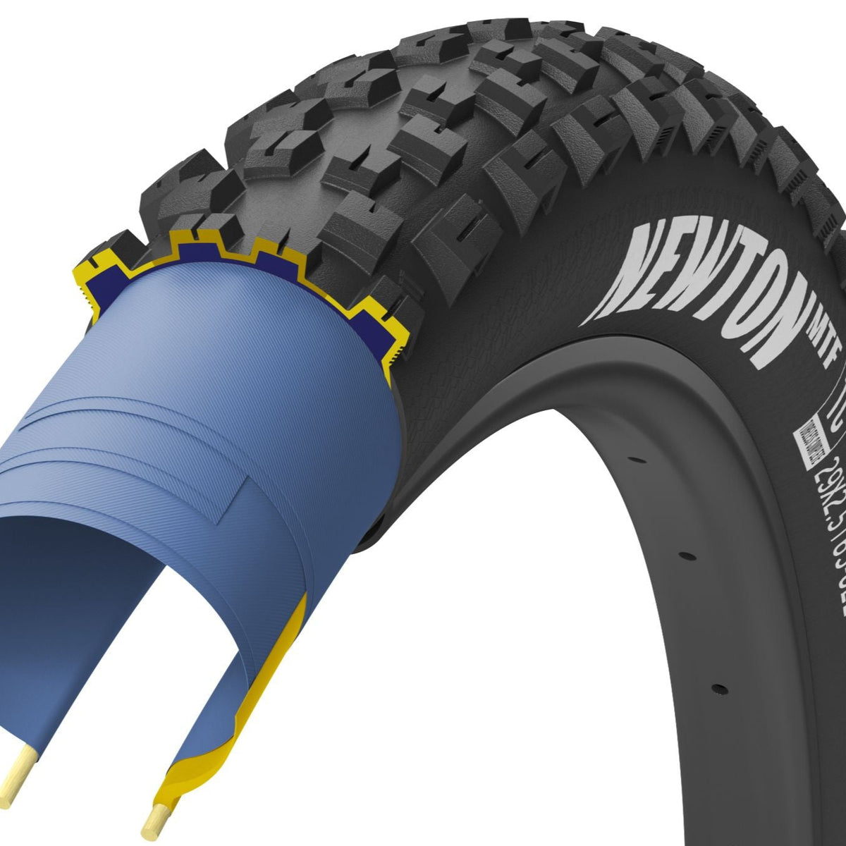 Goodyear Newton MTF Enduro Tubeless Complete 27.5x2.5 Black Tyre – Crooze