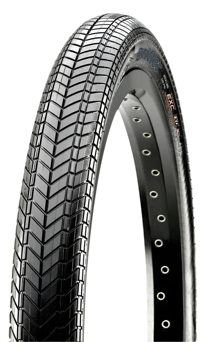 Maxxis GRIFTER 20 X 2.10 EXO FOLD 120 TPI BMX TYRE – Crooze