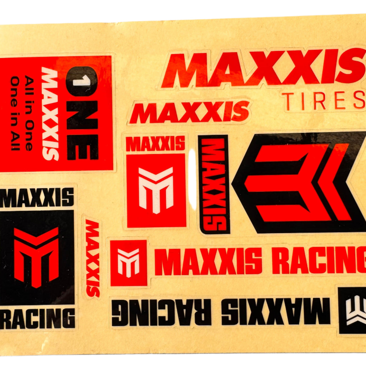 MAXXIS STICKER SHEET – Crooze