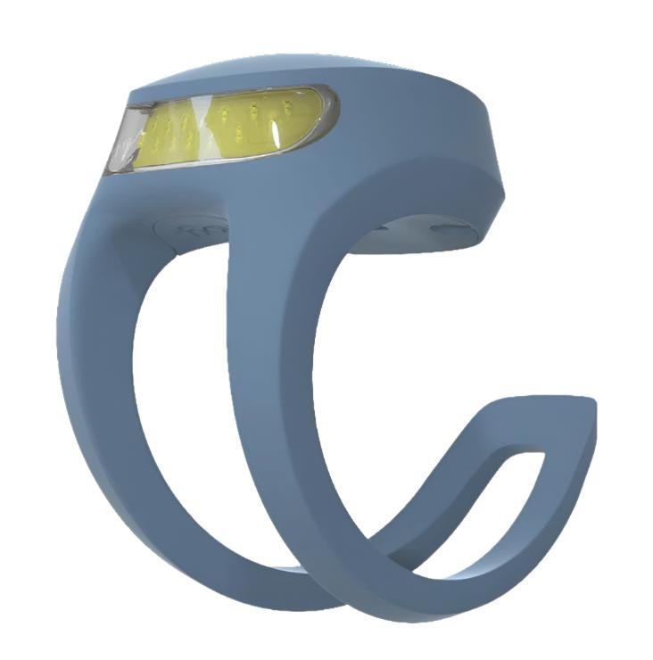 Knog Frog V3 Rechargeable Bike Light Front New Denim Blue – Crooze