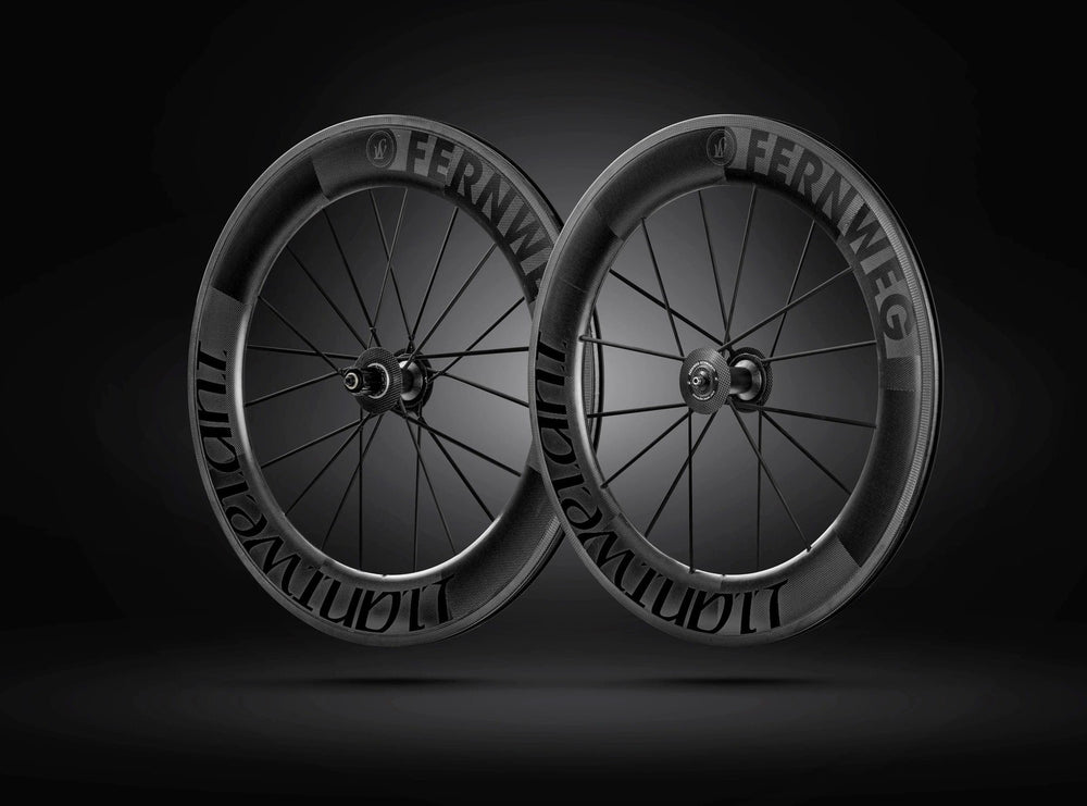 Lightweight Fernweg C85 Schwarz Edition Clincher Road Wheelset (SRAM X ...