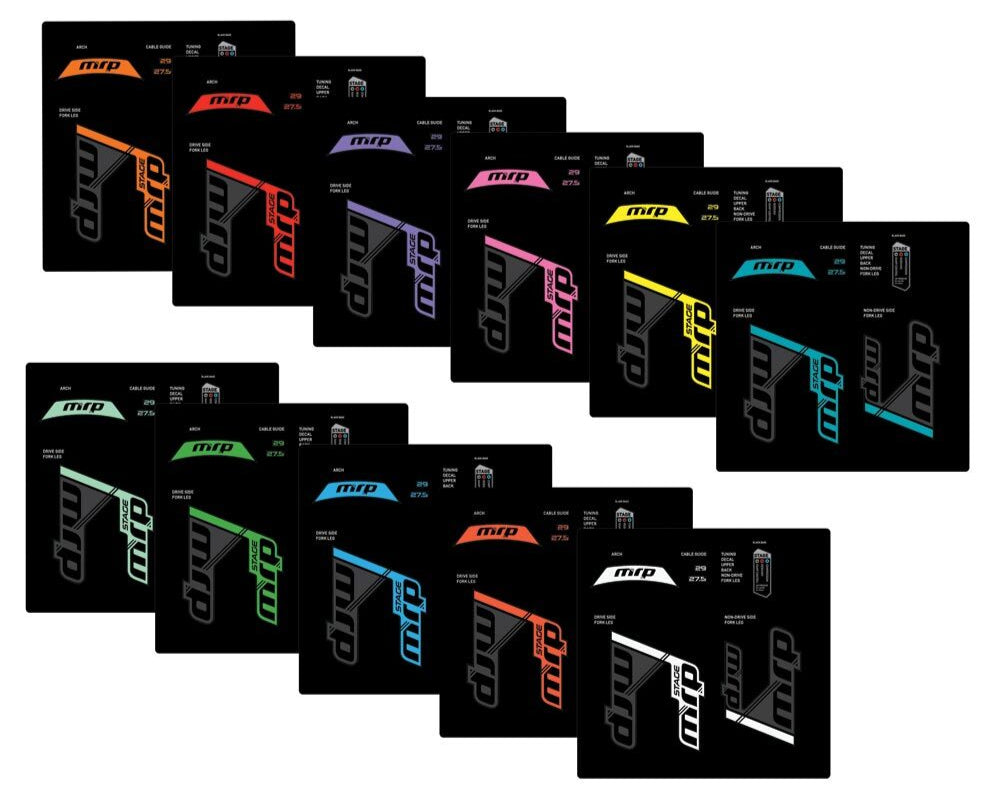 MRP FORK PART DECAL STAGE PROCESS YELLOW WB-10-4256 – Crooze Australia