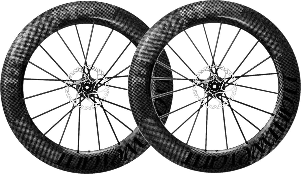 Lightweight Fernweg 85 Evo Schwarz Edition Disc Aero Road Wheelset (SR ...