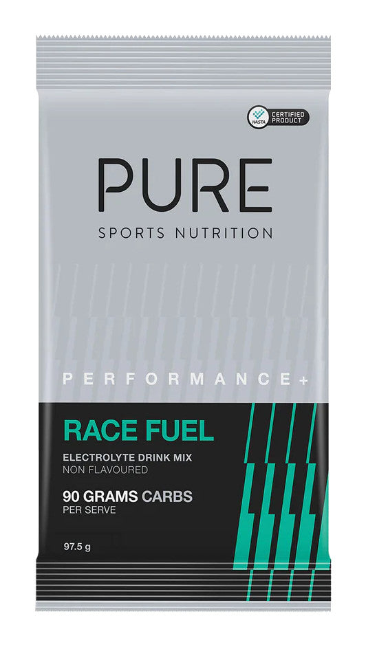 Pure Performance + Race Fuel Electrolyte Powder 97.5g Sachet (Unflavou ...