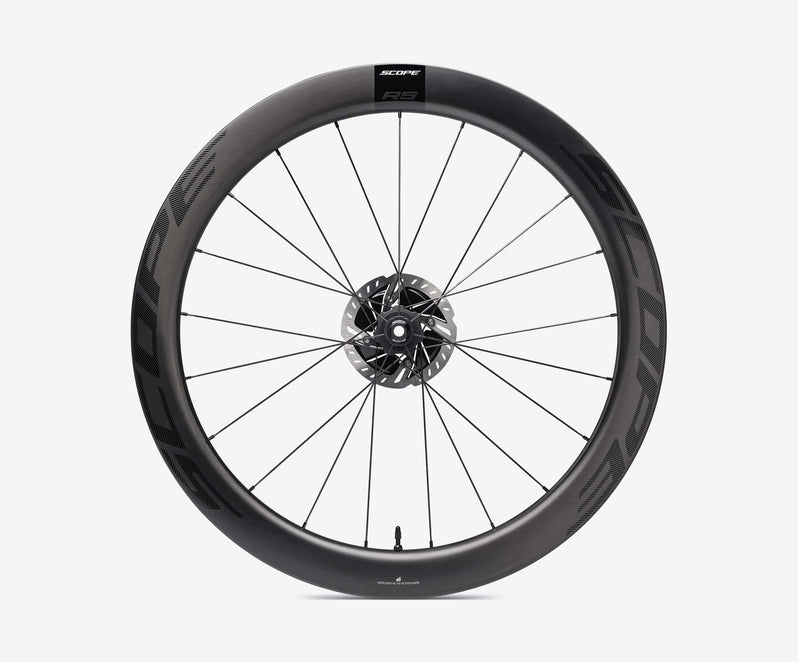 Scope R5 Disc Brake Black SRAM XDR Road Wheelset | Crooze