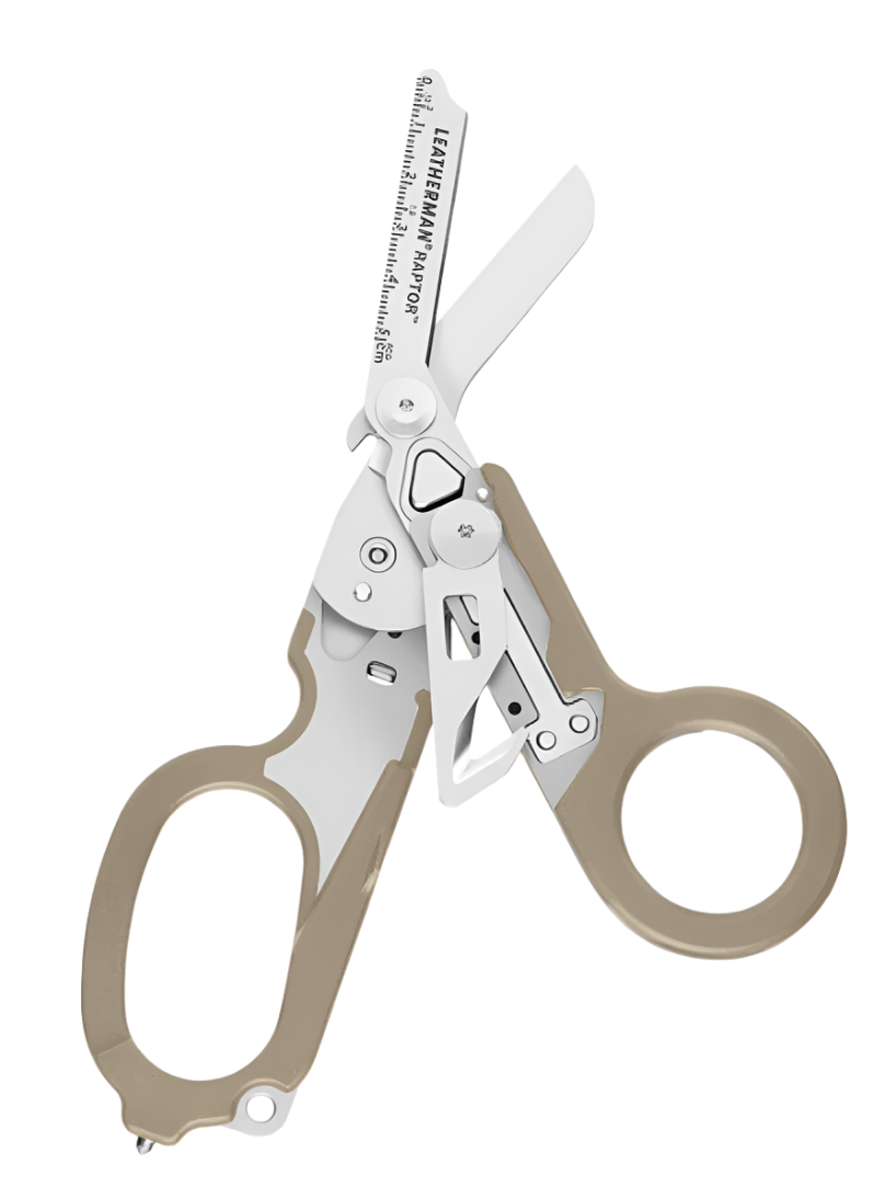 Leatherman Raptor Rescue Folding Shears - Tan Handle – Crooze