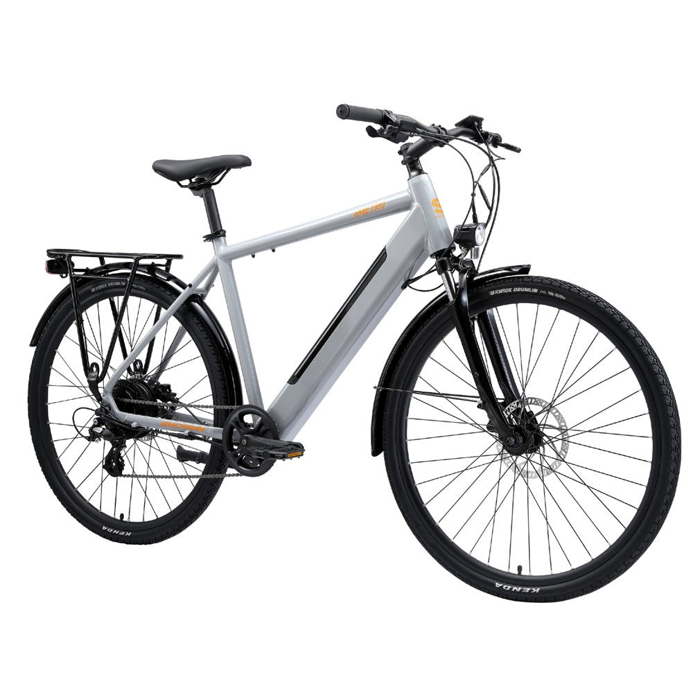 Shogun eMetro Electric Urban Bike Light Grey – Crooze