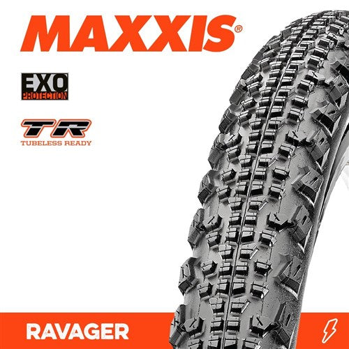 Maxxis RAVAGER 700 X 45C EXO TR FOLD 60TPI E-25 TYRE – Crooze
