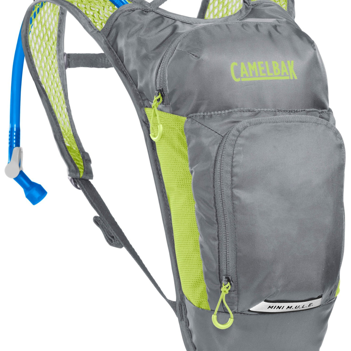 Camelbak Mini M.U.L.E Hydration Backpack 1.5L Metal Grey/Green – Crooze