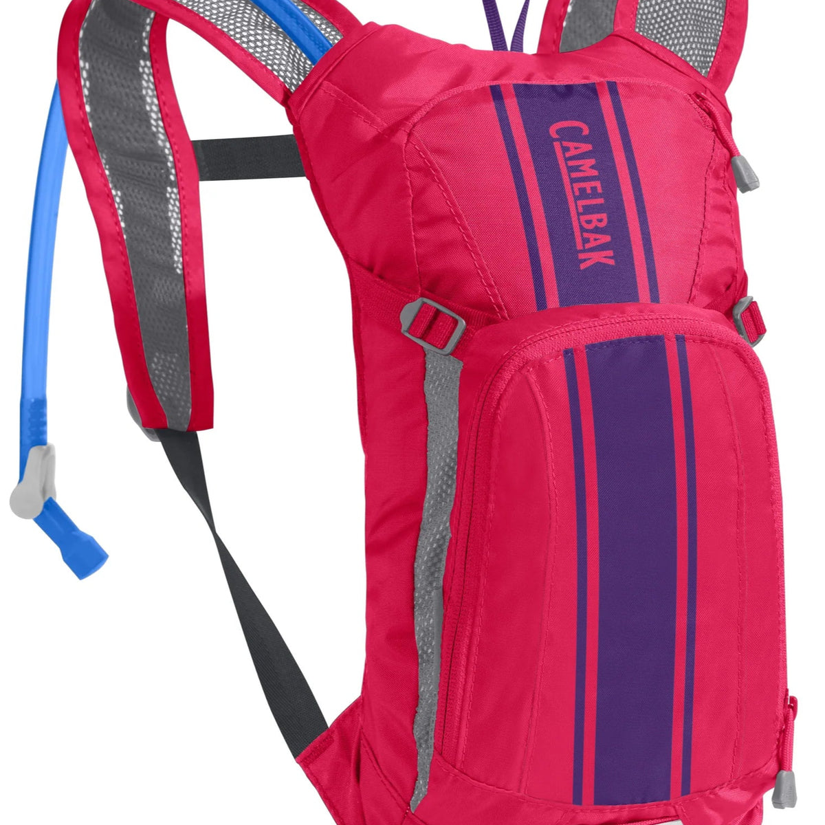 Camelbak Mini M.U.L.E Hydration Backpack 1.5L Hot Pink/ Purple Stripe ...