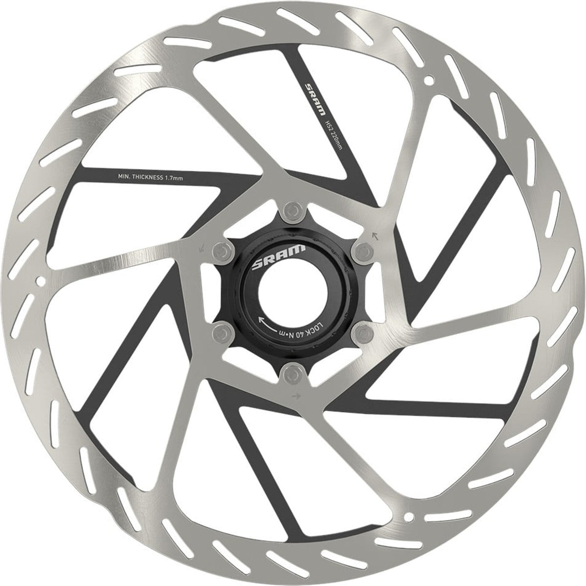 SRAM Rotor HS2 220mm CentreLock Rounded – Crooze