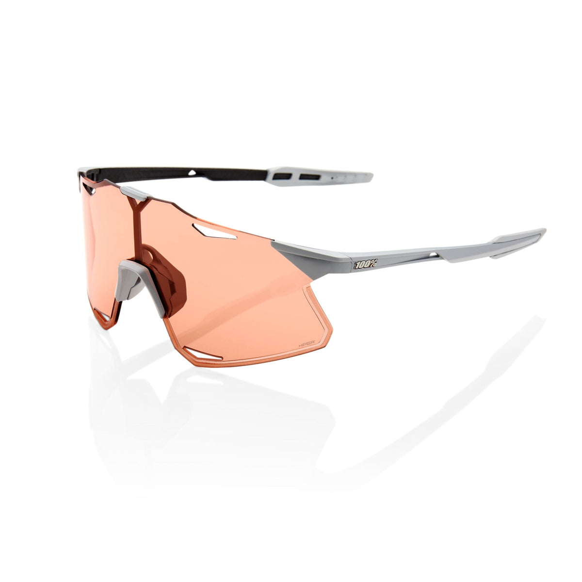 100 Percent Eyewear HYPERCRAFT - Matte Stone Grey - HiPER Coral | Crooze