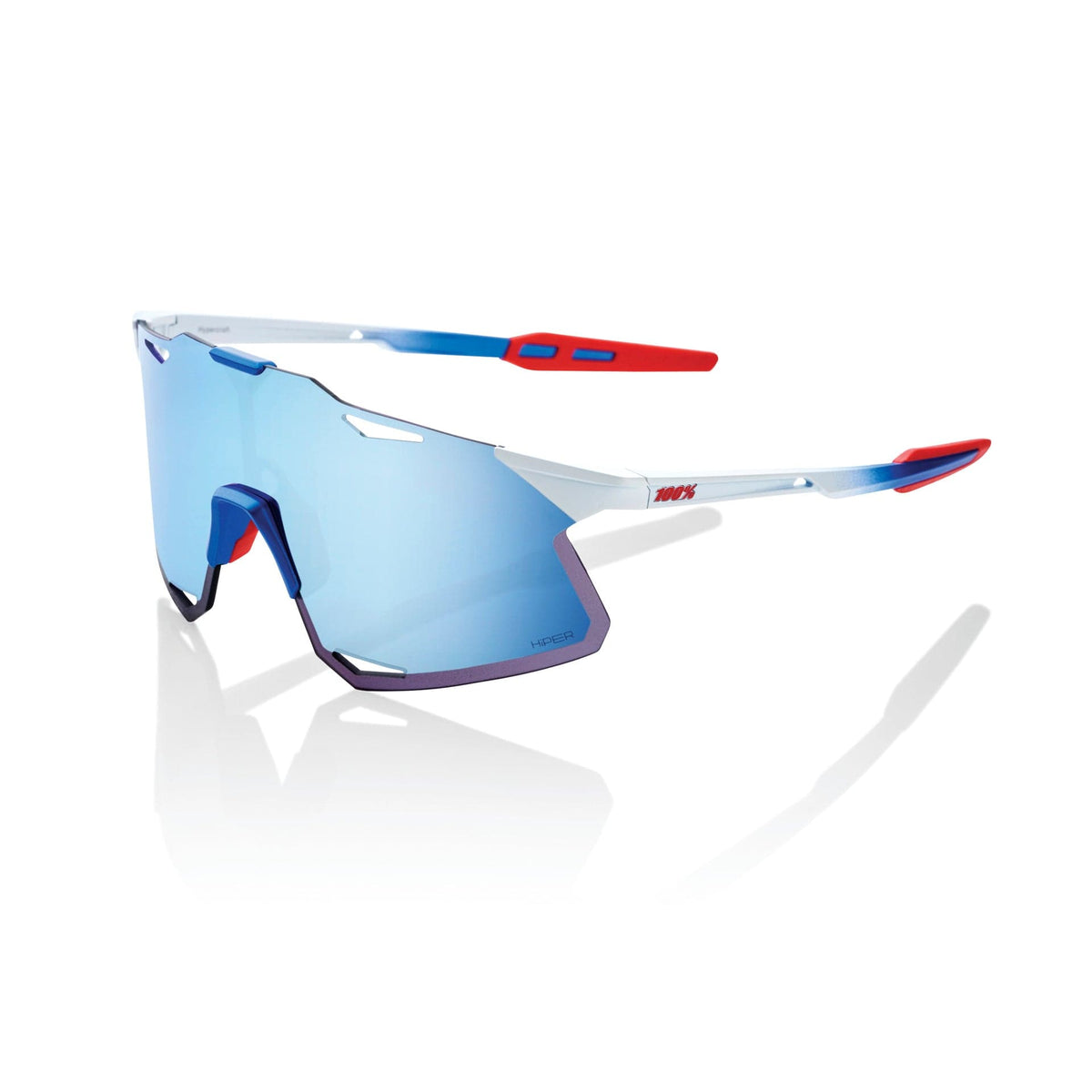 100 Percent Eyewear HYPERCRAFT - TotalEnergies Team White - HiPER Blue ...