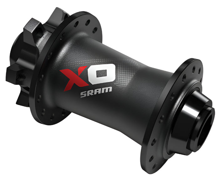 SRAM MTB Hub X0 Front 6 Bolt Disc 28 Hole Black/Red QR/15mm/20mm – Crooze